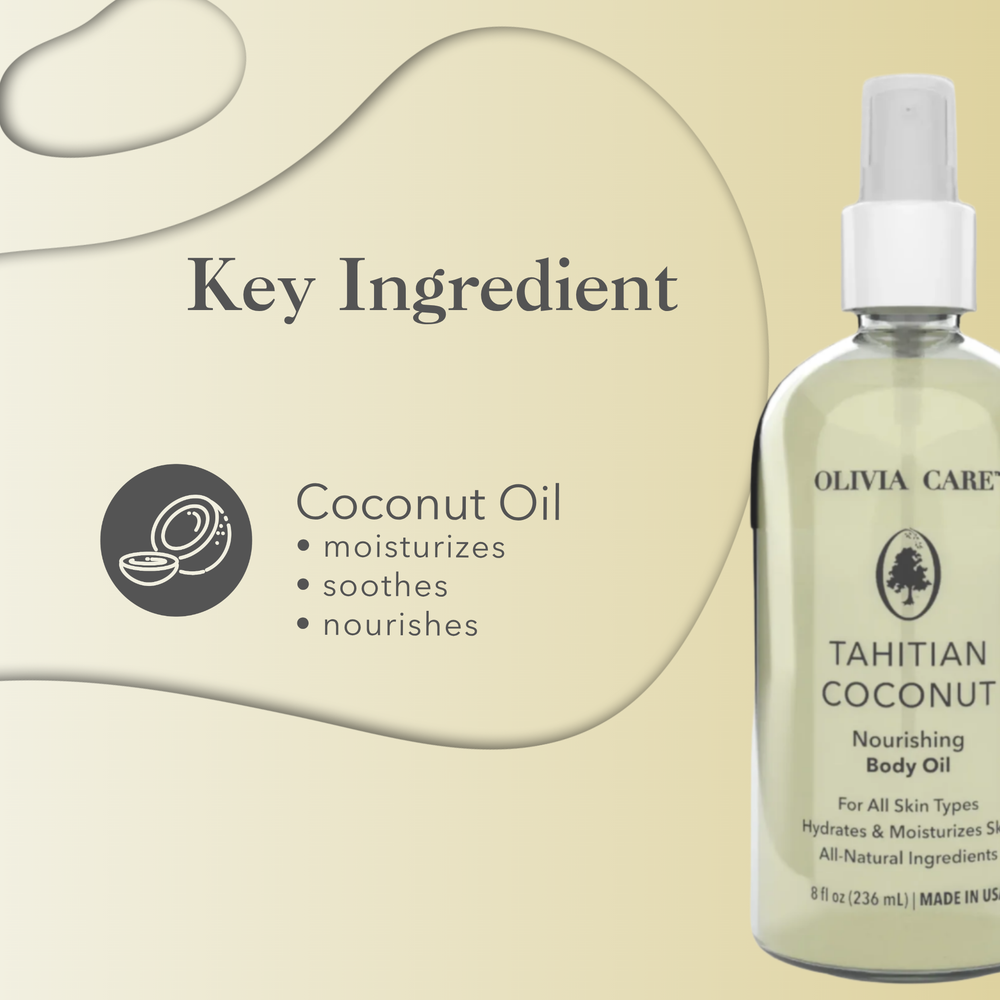 Tahitian Coconut Nourishing Body Oil - 8 oz.